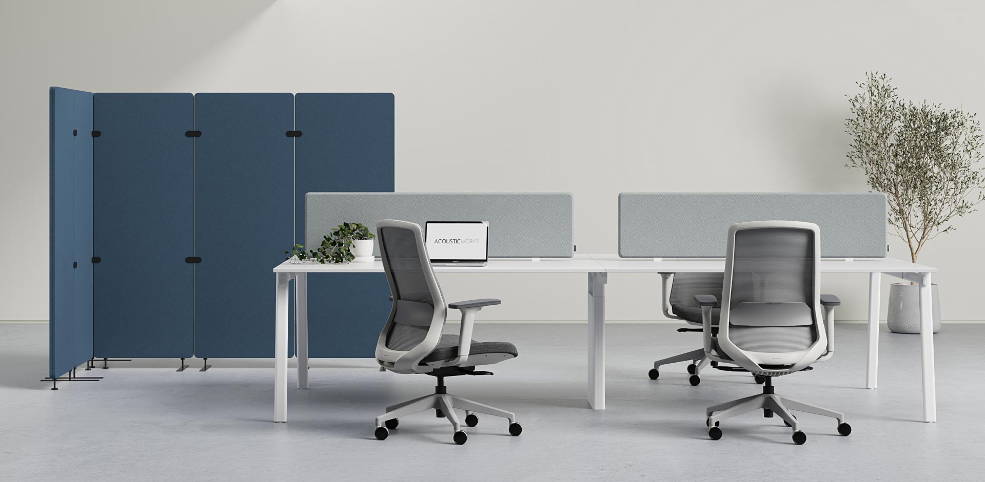 Desk Screens and Partitions | ACOUSTICWORKS